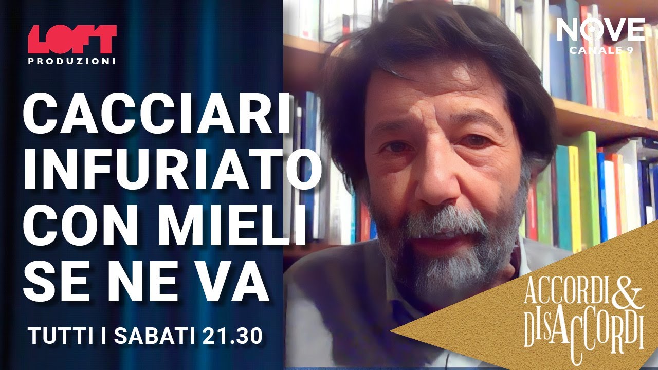 Cacciari infuriato con Mieli se ne va - YouTube