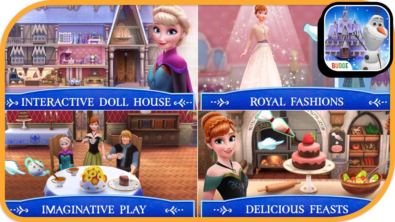 Frozen game from Budge?!🤩 -2- | Disney Frozen Royal Castle 1 | Mobile ...