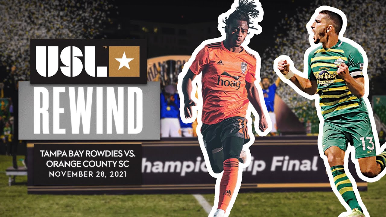 New trophy for the old guard | USL Rewind | Tampa Bay Rowdies vs ...