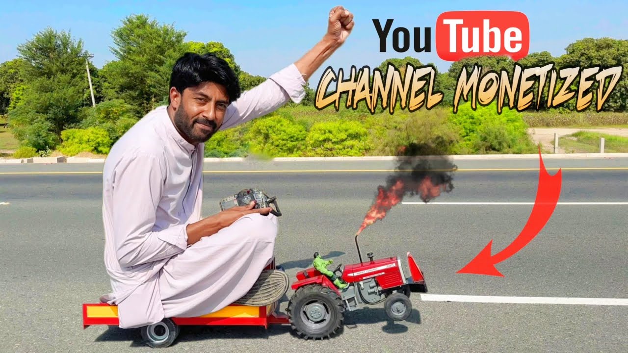 YouTube channel monetized | mf 385 tractor unique video | Massey ...