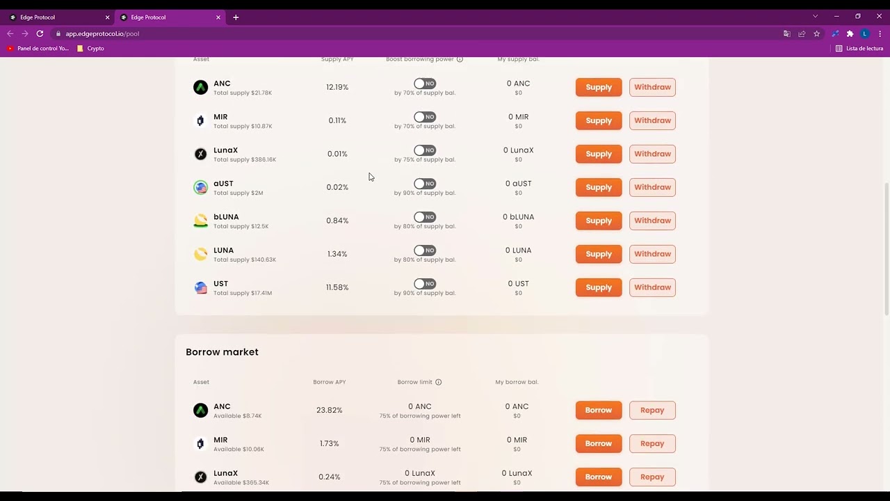 Protocolos Defi en Terra - Edge Protocol - YouTube