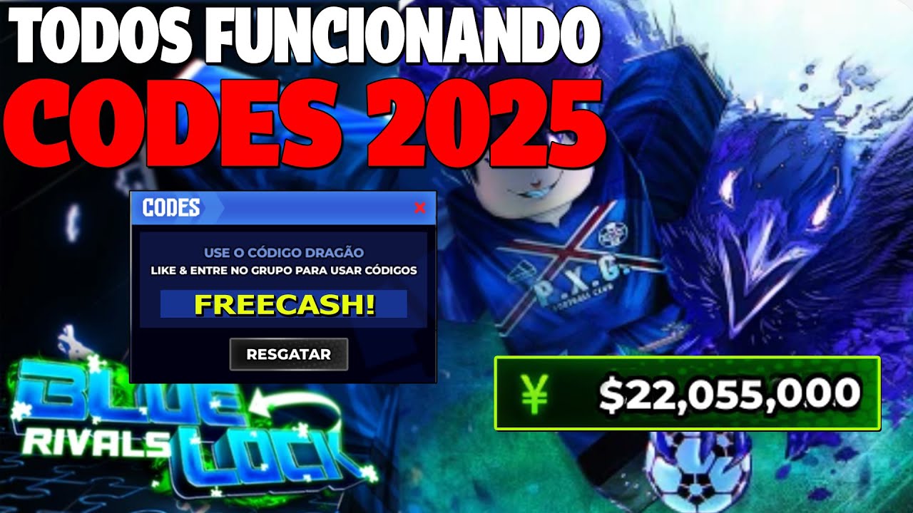 CORRE!! 6 NOVOS CÓDIGOS NO BLUE LOCK RIVALS UPDATE KARASU E OTOYA ...