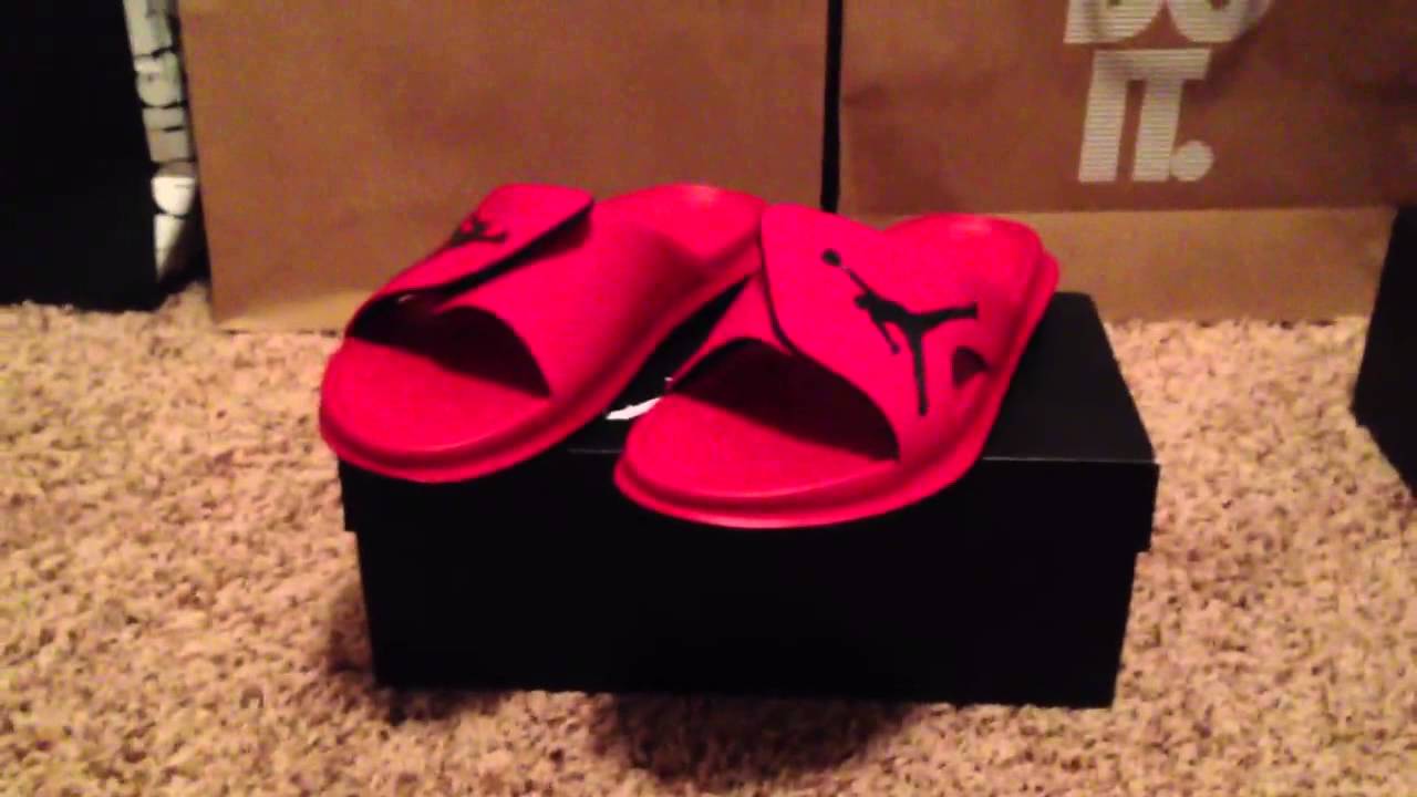 Jordan RCVR Sandals (Unboxing) & (Review) (HD) - YouTube