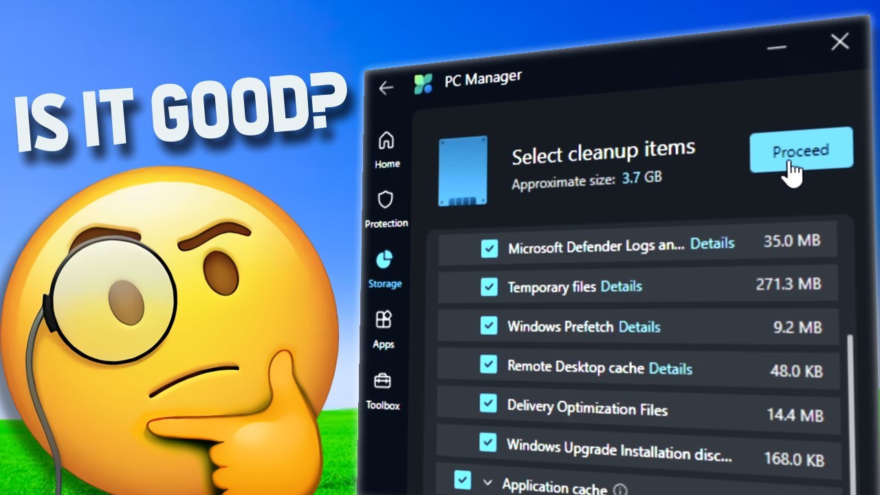 Should you use Microsoft PC Cleaner App? (PC Manager) - YouTube