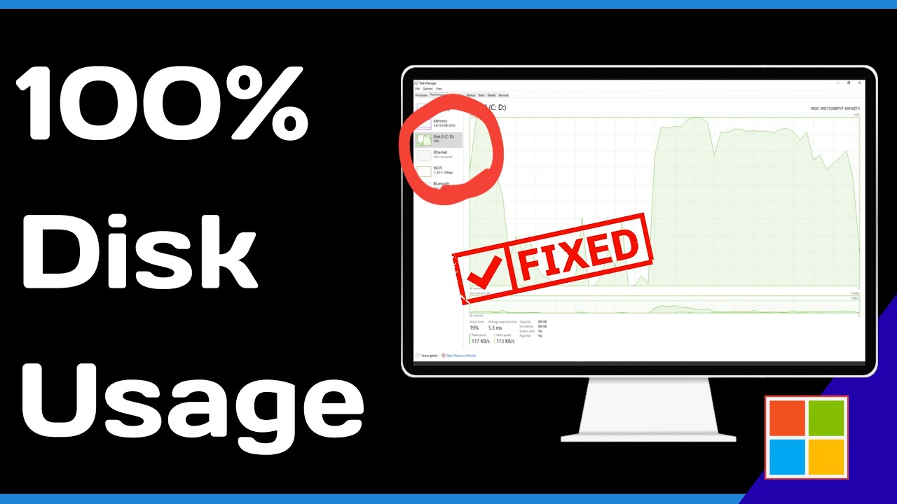 How To Fix 100 Disk Usage Problem On Windows 11 And 10 Easy Way 2024