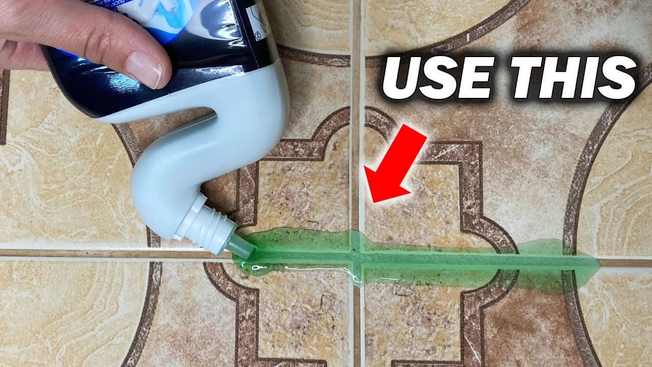 How to Clean Tile Grout. 10 Minutes and Done! - YouTube