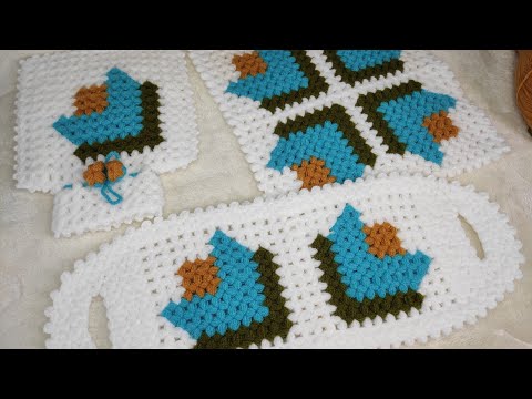 2024 YAPIMI ÇOK KOLAY ÇOK GÜZEL ÇEYİZLİK LALELİ KARE LİF MODELİ ADIM ADIM YAPILIŞI