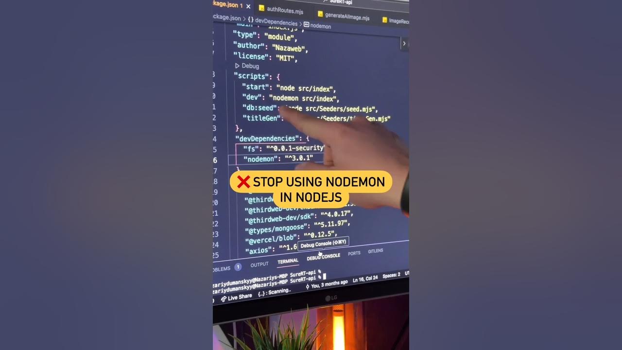 Stop Using Nodemon In Nodejs Youtube