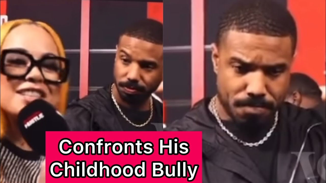 Michael B Jordan ran into one of his childhood bully at an event - YouTube