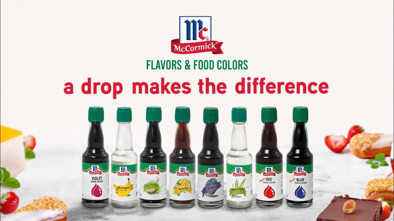 McCormick Flavors and Food Colors - Rich-Tasting Flavors - YouTube