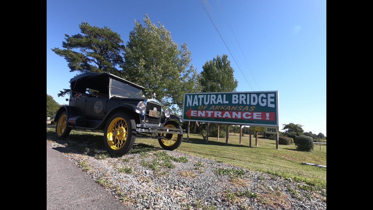Model T day trip to Natural Bridge of Arkansas - YouTube