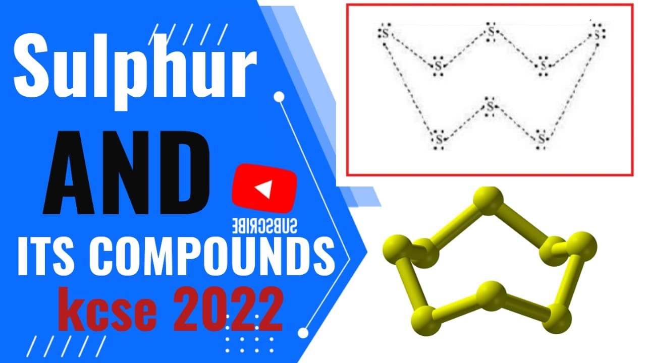 Sulphur and its Compounds - K. C. S. E 2022 Chemistry Paper 2 - YouTube