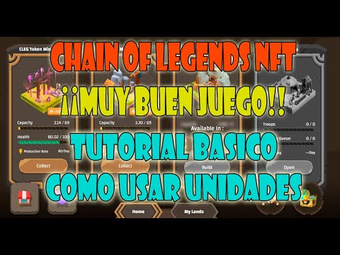 CHAIN OF LEGENDS NFT GRATIS TUTORIAL TROPAS DUGEON - YouTube