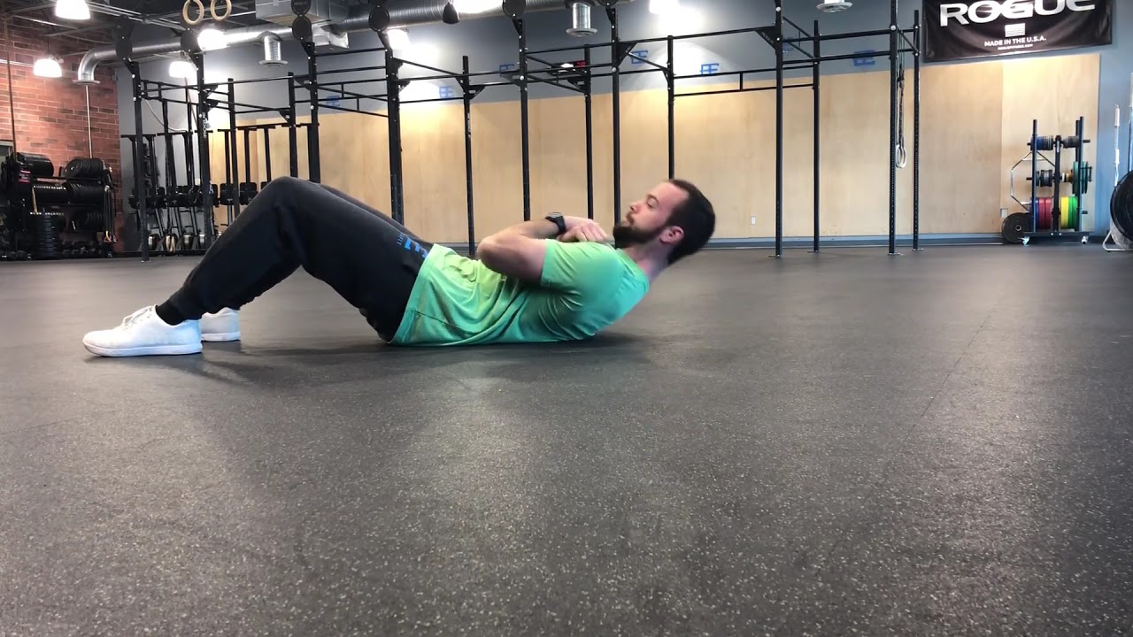 Top half sit-ups - YouTube