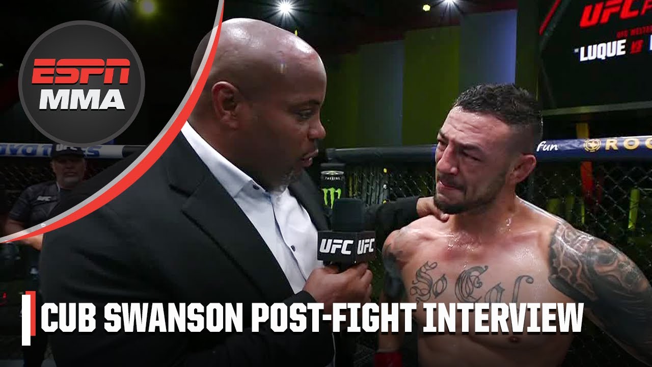 Cub Swanson got emotional after win at #UFCVegas78 | ESPN MMA - YouTube