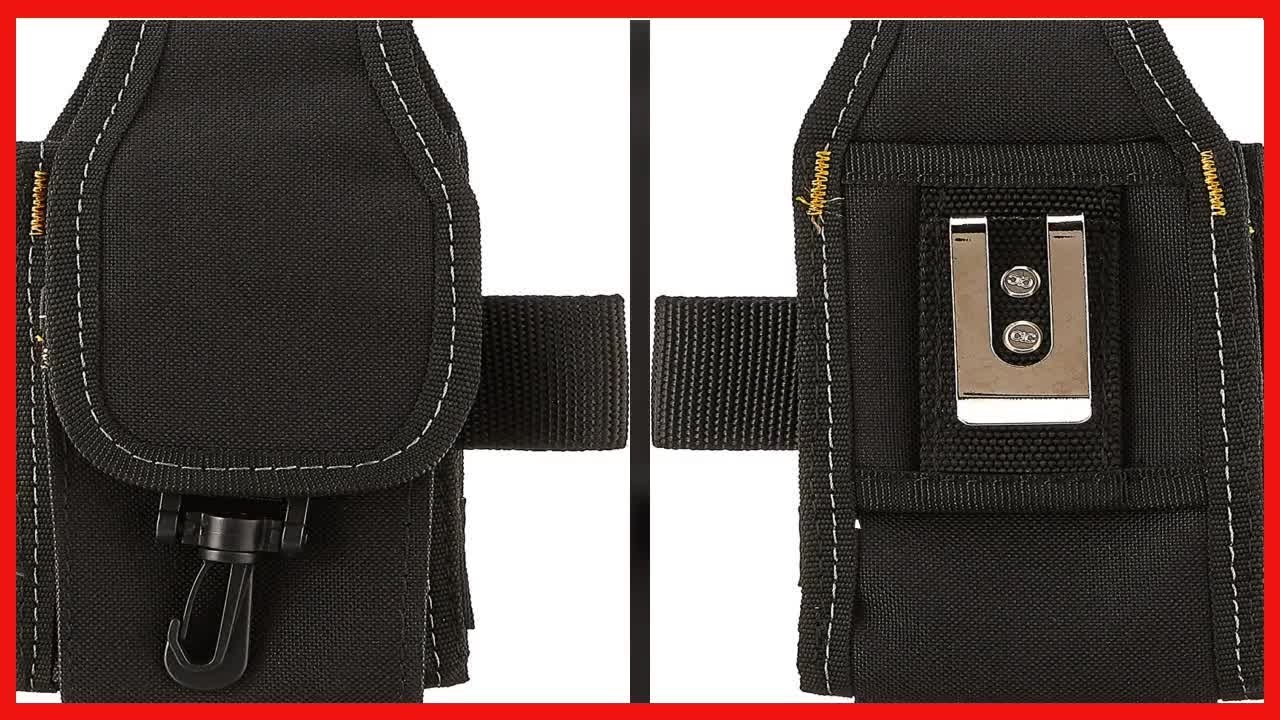 CLC Custom LeatherCraft 5-Pocket Cell Phone/Tool Holder - 1105 - YouTube