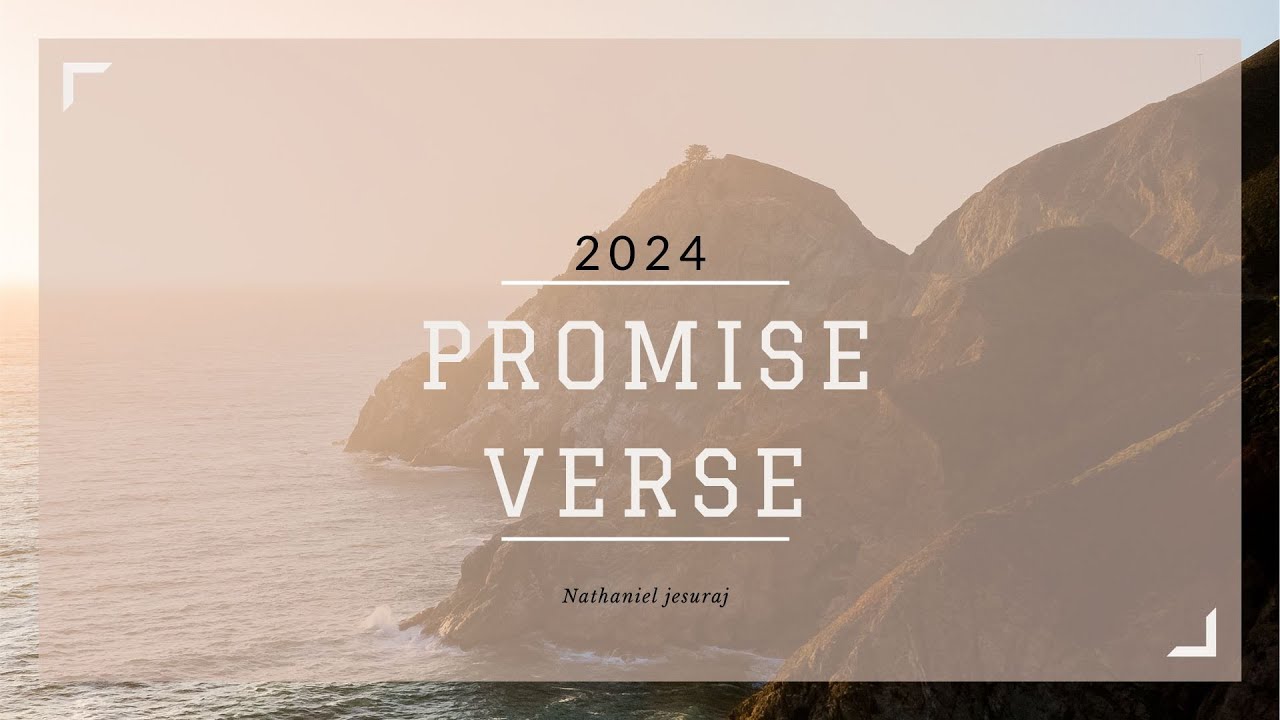 2024 PROMISE VERSE - YouTube