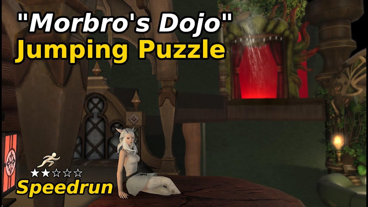 FFXIV - "Morbro's Dojo" Jumping Puzzle Speedrun - YouTube