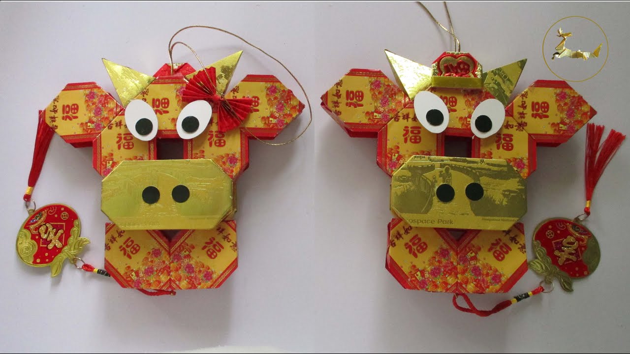 Ox Hongbao Decor - CNY Tutorial No. 158 - YouTube
