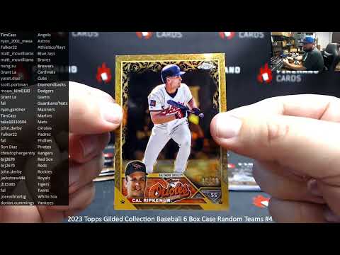 1/20/2024 2023 Topps Gilded Collection Baseball 6 Box Case Random Teams ...