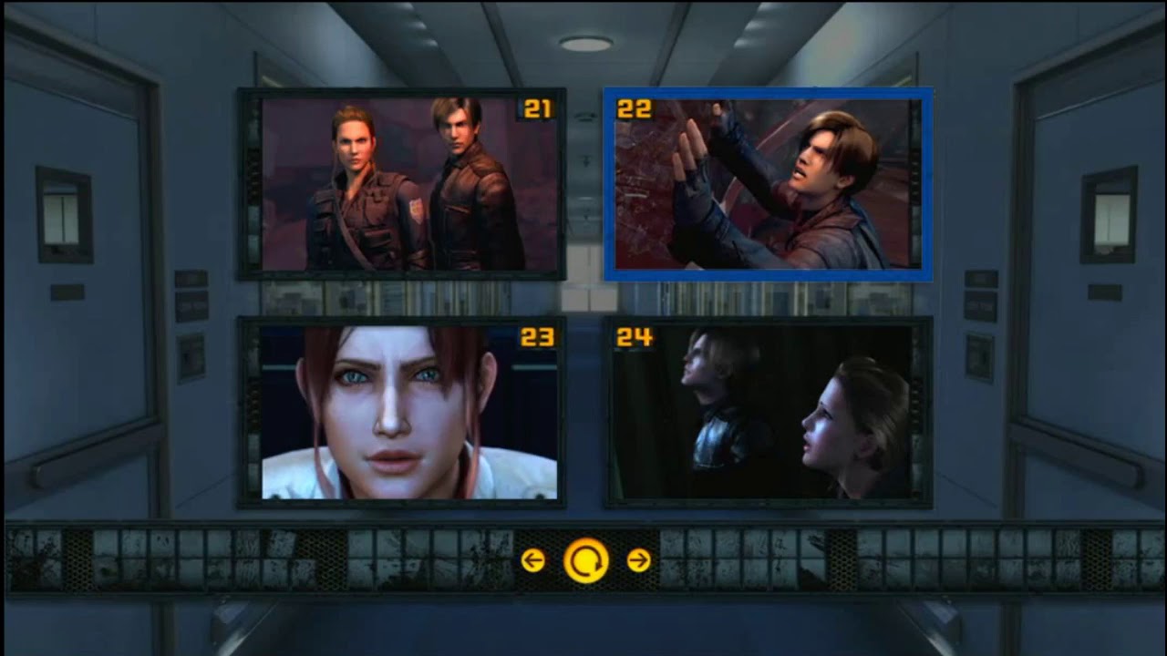"RESIDENT EVIL: DEGENERATION" DVD Menu Walkthrough - YouTube