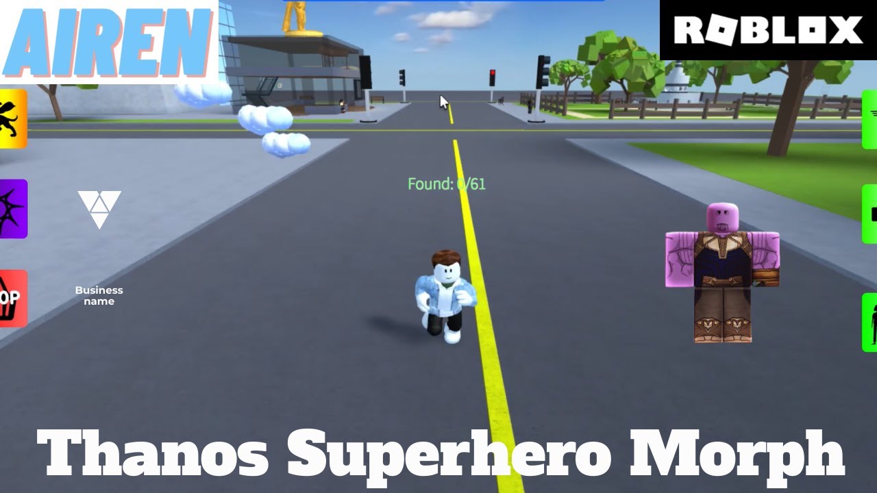 Thanos Find the Superhero Morphs Roblox - YouTube
