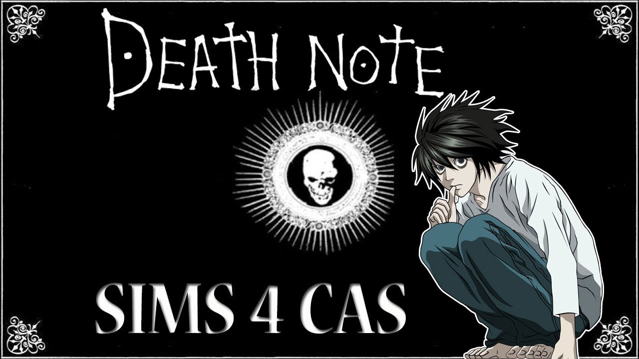 SIMS 4 \\ CAS \\ Death Note Addition \\ L And Light - YouTube