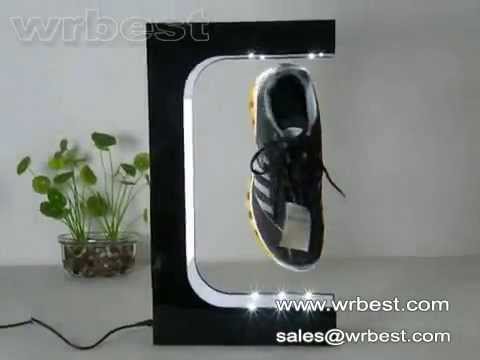Magnetic floating shoes display,levitating shoes (W-1404) - YouTube