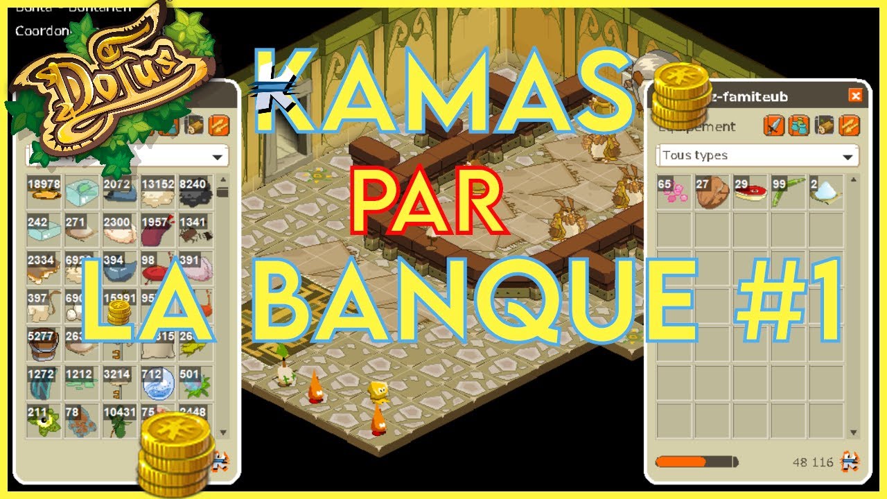 [DOFUS RETRO] 💎 KAMAS PAR LA BANQUE EP#1 -💥 #DOFUS #DOFUS RETRO - YouTube