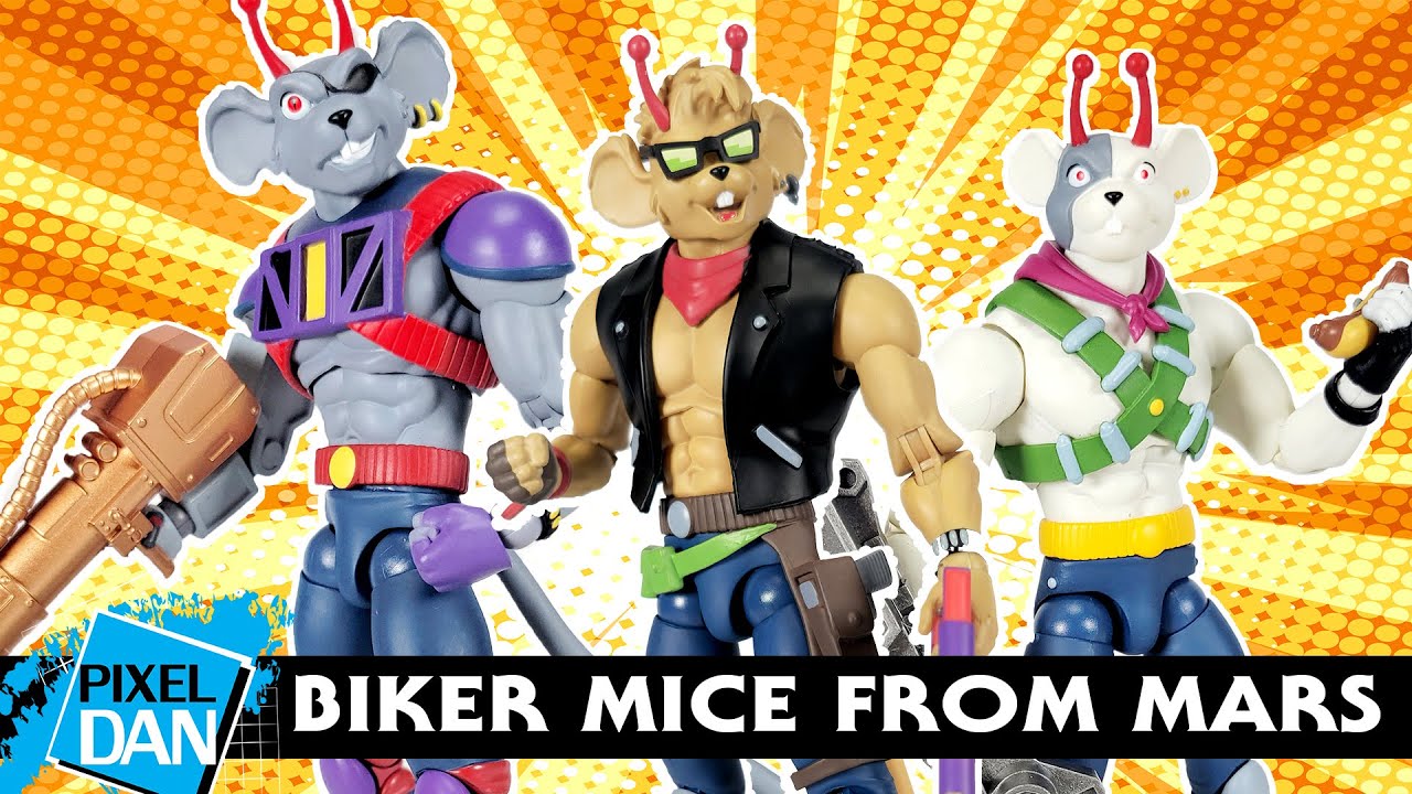 Are the Biker Mice from Mars finally back?! New Nacelle Action Figures ...