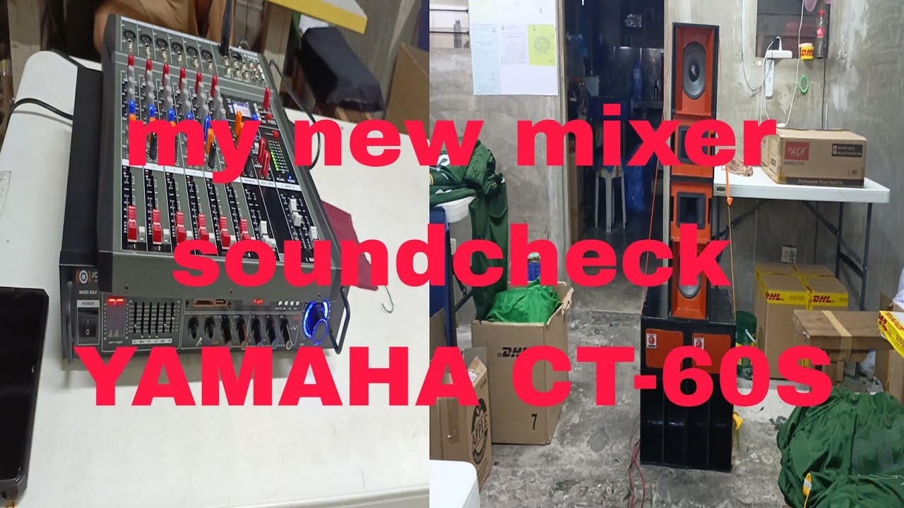 MY NEW MIXER SOUNDCHECK YAMAHA CT-60S - YouTube