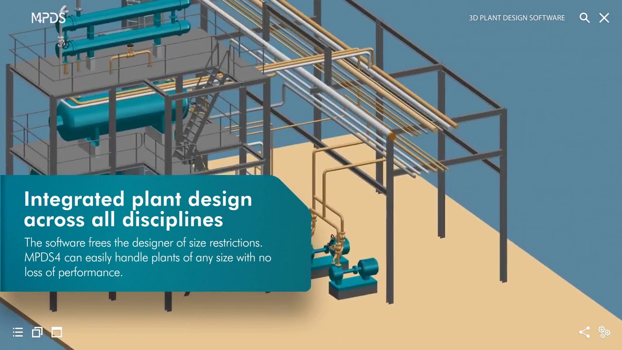 3D Plant Design Software MPDS4 - YouTube