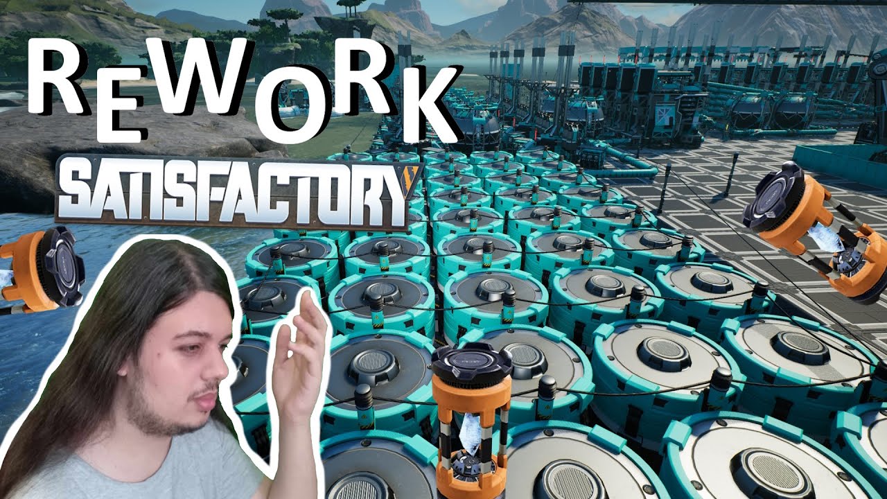 Satisfactory Ep.7 - Reworking half the factory! (blind playthrough) - YouTube