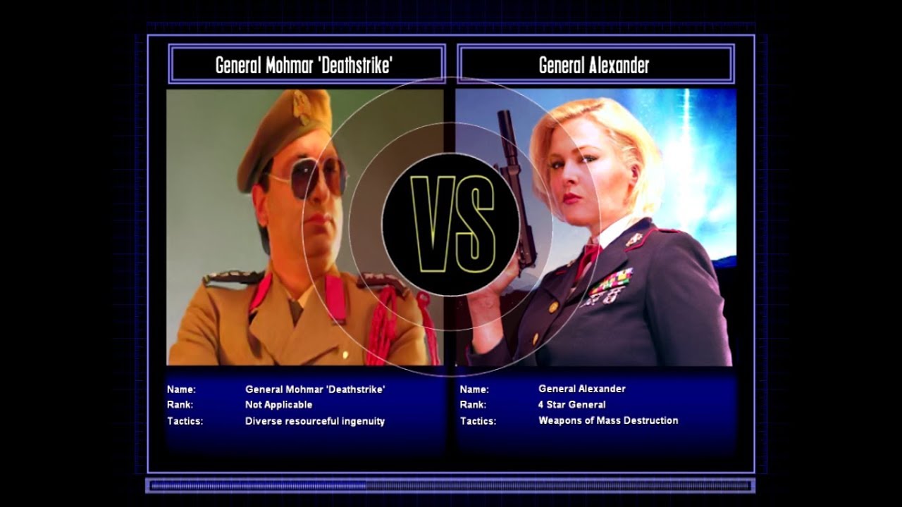 Command & Conquer General Progen General Mohmar Deathstrike VS General ...
