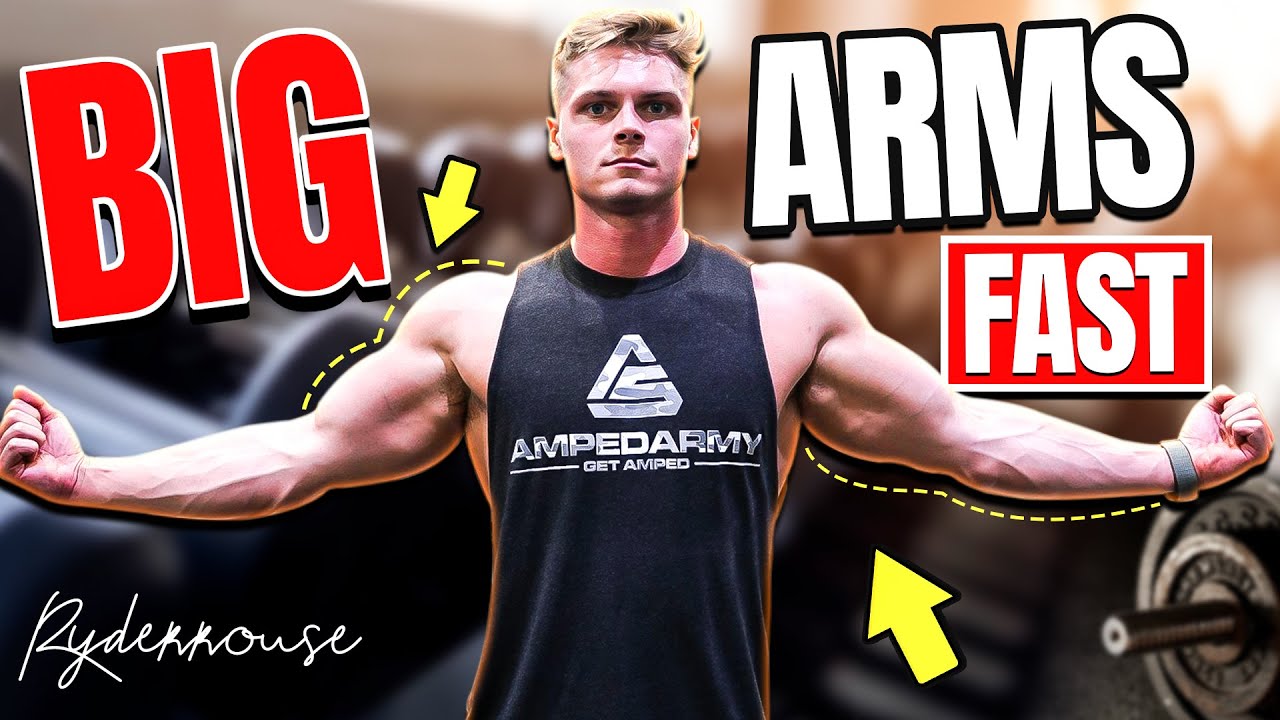 HOW TO GET BIG ARMS FAST! - YouTube