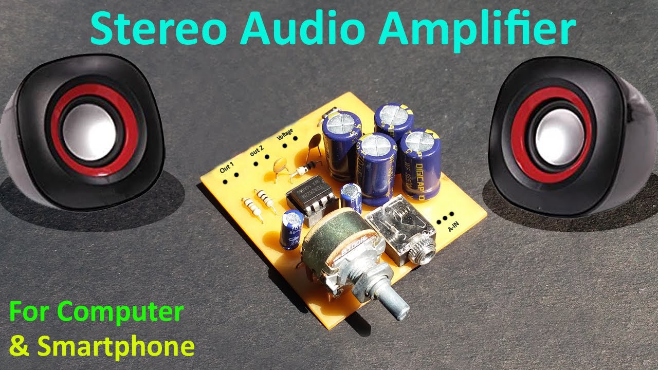 Amplifier For Computer & Smartphone - YouTube