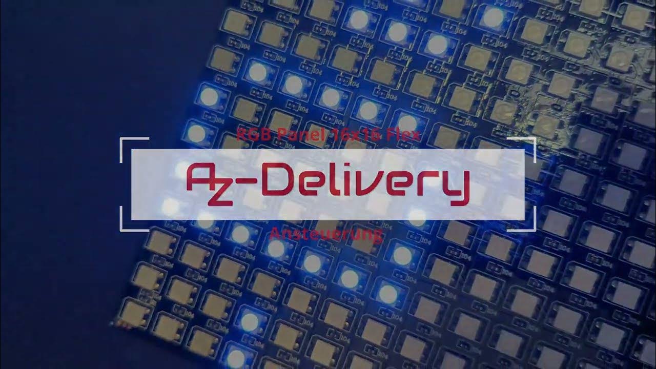 WS2812 RGB LED Panel with flexible FPCB - AZ-Delivery product ...