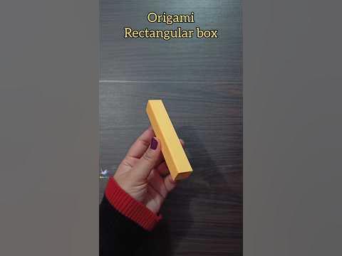 Quick Origami Rectangular Box: Easy Steps for Beginners! 📦 - YouTube