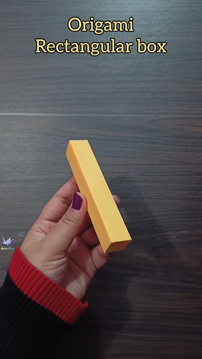 Quick Origami Rectangular Box: Easy Steps for Beginners! 📦 - YouTube