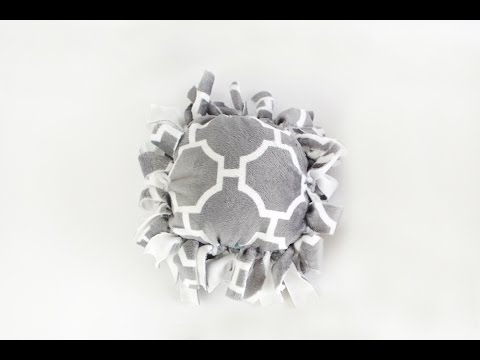 No Sew, No Glue Taggy Pillow Cat Toy Tutorial - YouTube