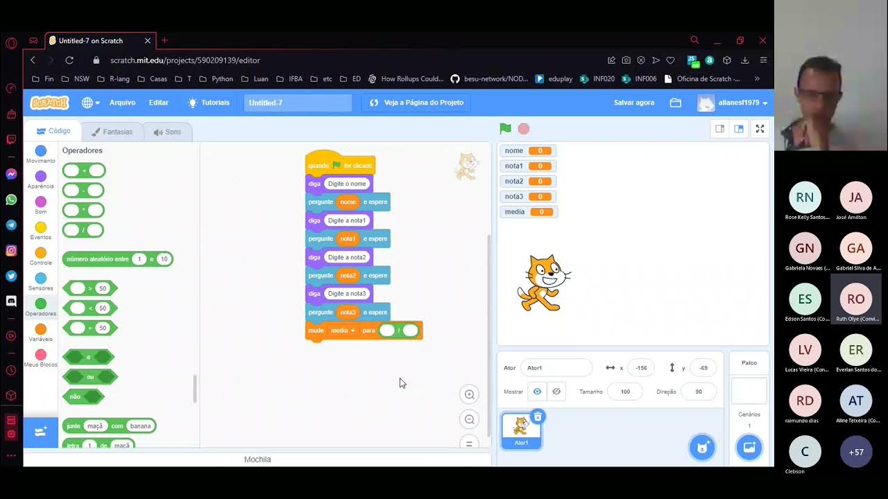 Repetição, Condicional e Operadores Lógicos com Scratch! - YouTube