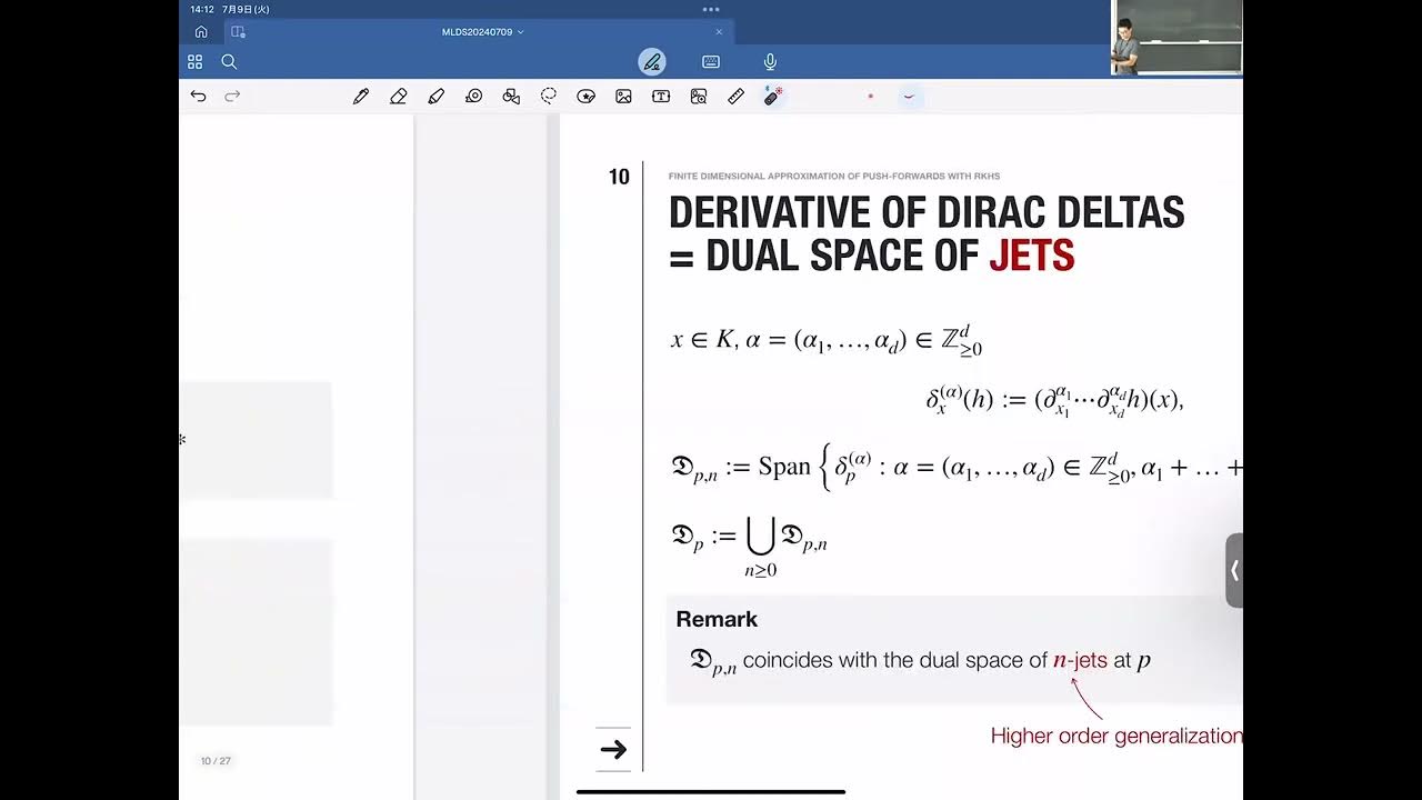 On finite-dimensional approximations of push-forwards on locally analytic functionals - YouTube