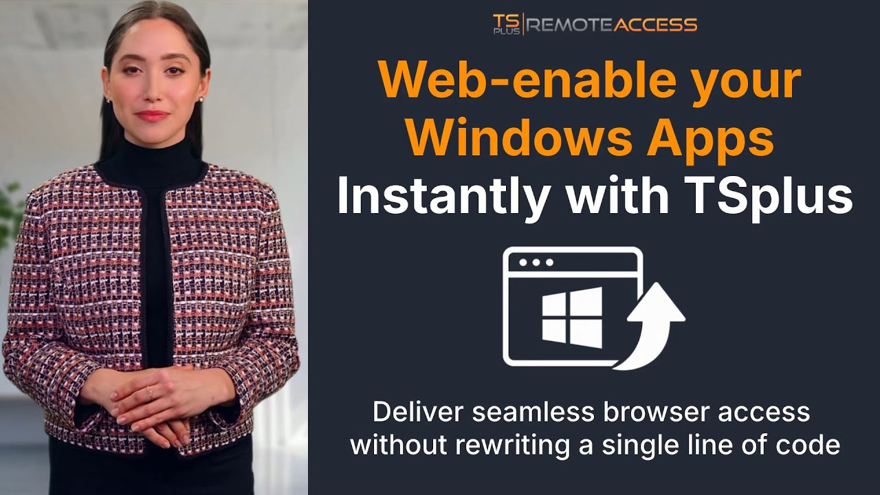 Web-Enable Windows Apps Instantly with TSplus Remote Access – No Code Rewrite Needed - YouTube