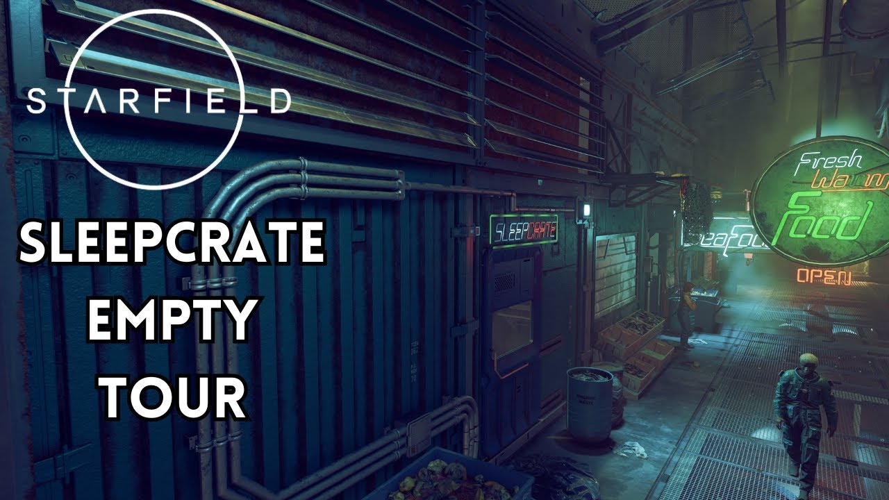 STARFIELD | EMPTY SLEEPCRATE TOUR | EBBSIDE | NEON - YouTube