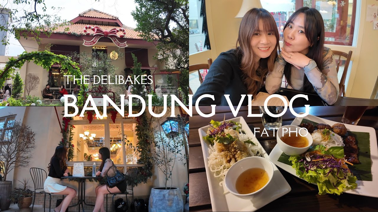 Christmas Vibes di The Delibakes Pudak + Makan di Fat Pho - YouTube
