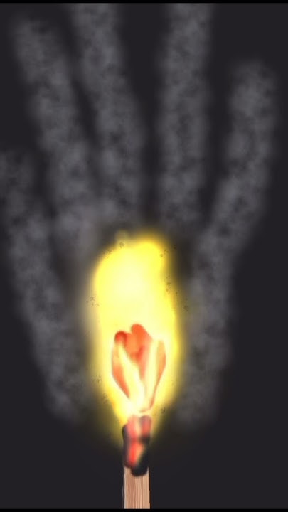 #Burning #MatchStick# Animation Digital Drawing Art Shorts - YouTube