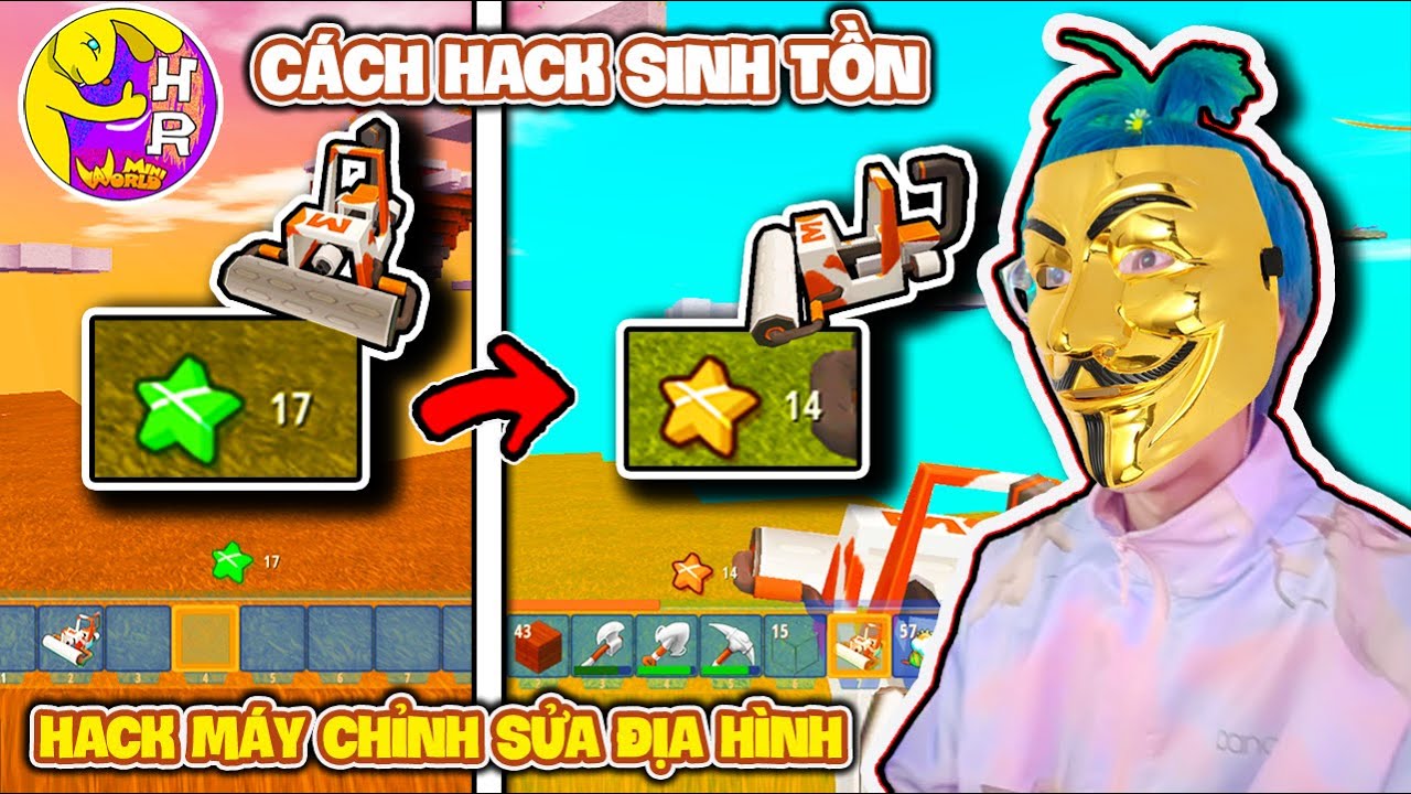 CÁCH HACK TRONG MINI WORLD ĐEM MÁY CHỈNH SỬA ĐỊA HÌNH VÀO SINH TỒN SIÊU ...