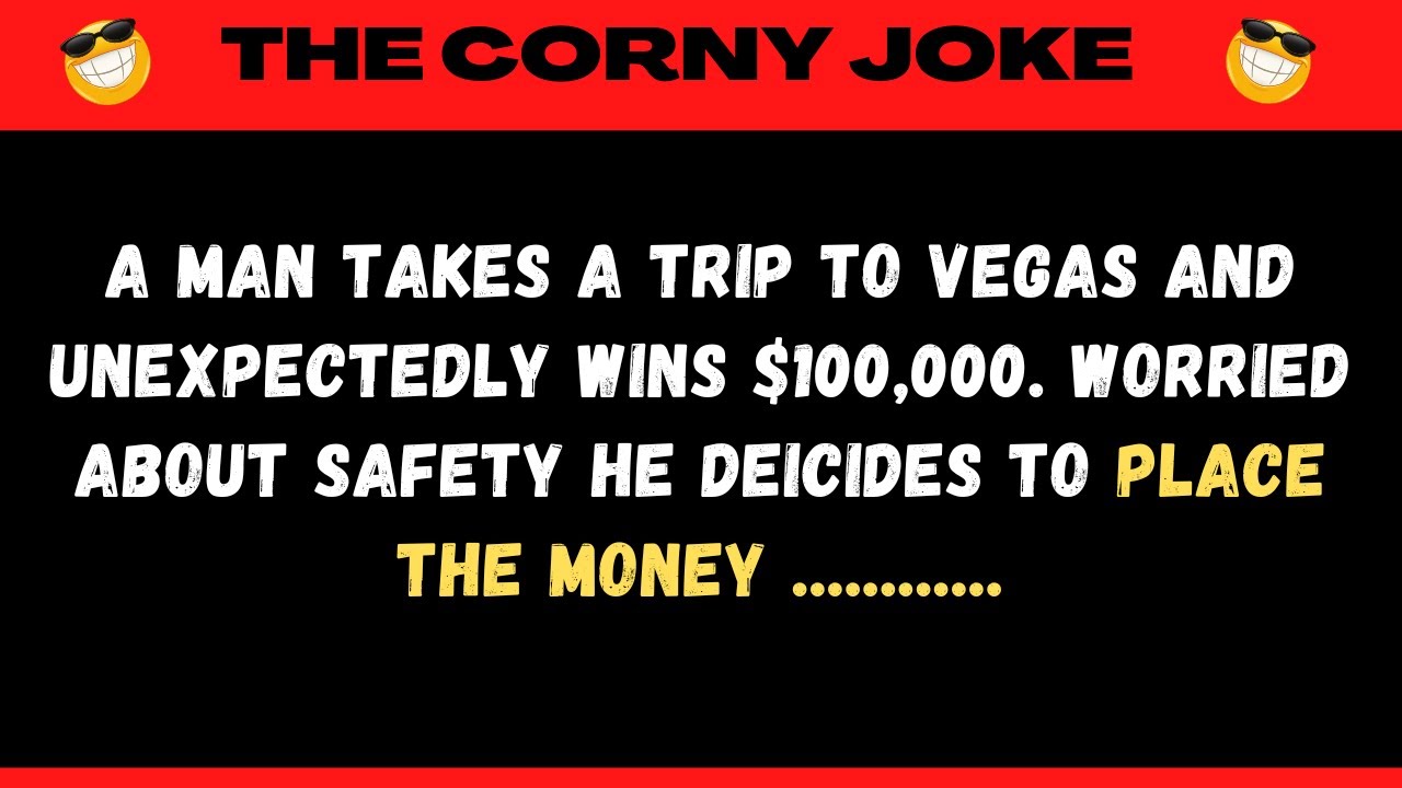 CORNY JOKE, MAN TRIES TO HIDE HIS VEGAS WINNINGS! - YouTube