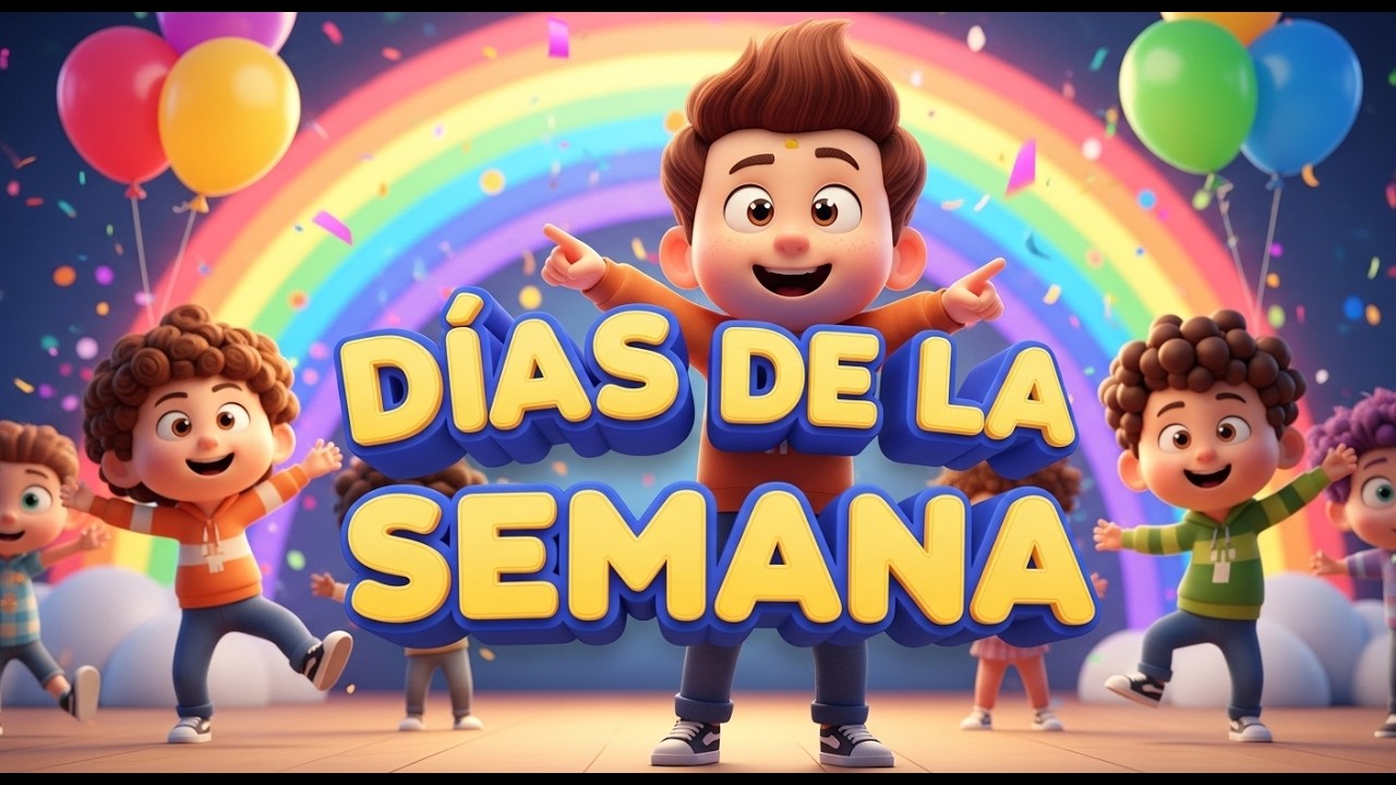 📅🎵 DÍAS DE LA SEMANA | Canción Infantil Educativa para Aprender con ...