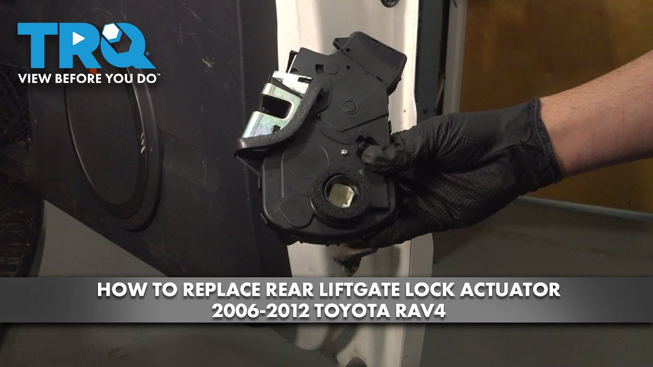How to Replace Rear Liftgate Lock Actuator 2006-2012 Toyota RAV4 - YouTube